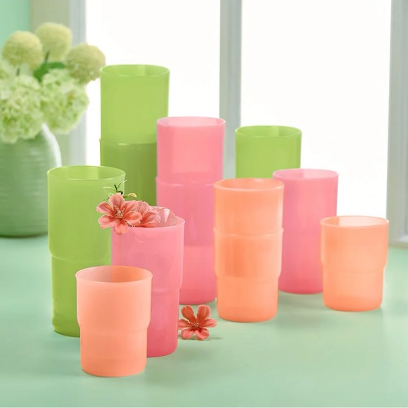 Tupperware | Dining | New Tupperware 2pc Tabletop Tumbler Set | Poshmark